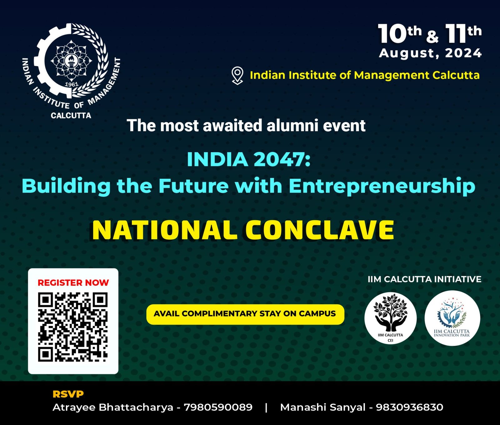 Join the Global Entrepreneurship Alumni Event at IIM Calcutta - Student ...