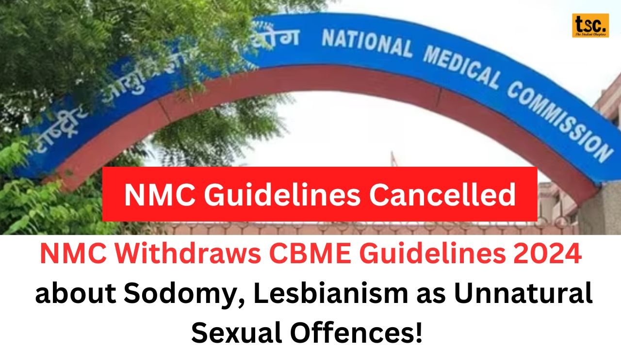 NMC Guidelines Cancelled! NMC Withdraws CBME Guidelines 2024 about ...