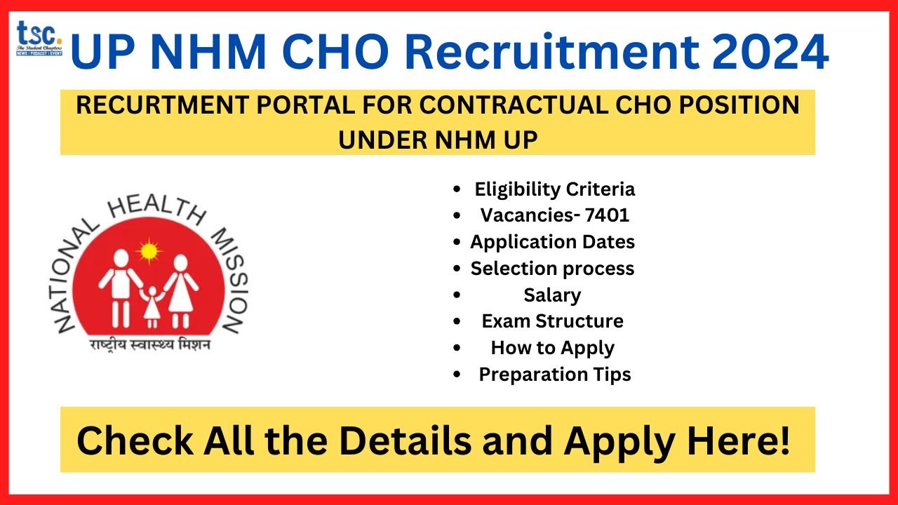 UP NHM CHO Recruitment 2024: Apply Now for 7401 Vacancies! Do Not Miss ...