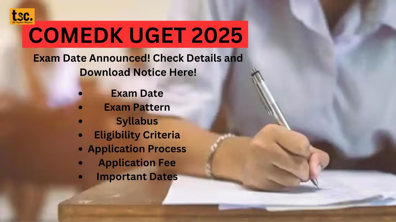 COMEDK UGET 2025 Exam Date Announced! Check Details and Download Notice ...