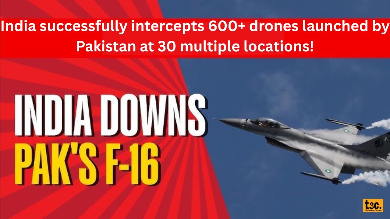 India successfully intercepts 600+ drones launched by Pakistan at 30 ...