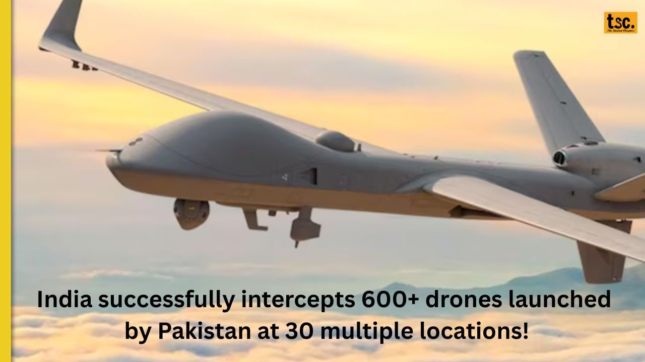 India successfully intercepts 600+ drones launched by Pakistan at 30 ...